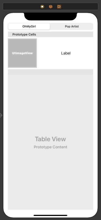UISegmentedControl and UITableView